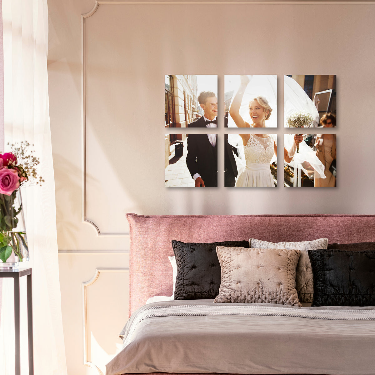 No-Nails Wall Art Split by TilePix