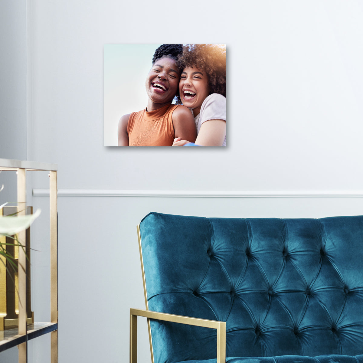 No-Nails Glass Photo Tiles by TilePix