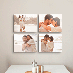 Luxury Glass TilePix Photo Tiles 11x14 - Hung with Magnets, No Nails N