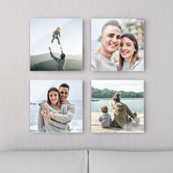 Glass Picture Tiles for a Premium Gallery Wall Layout - No Nails Neede ...