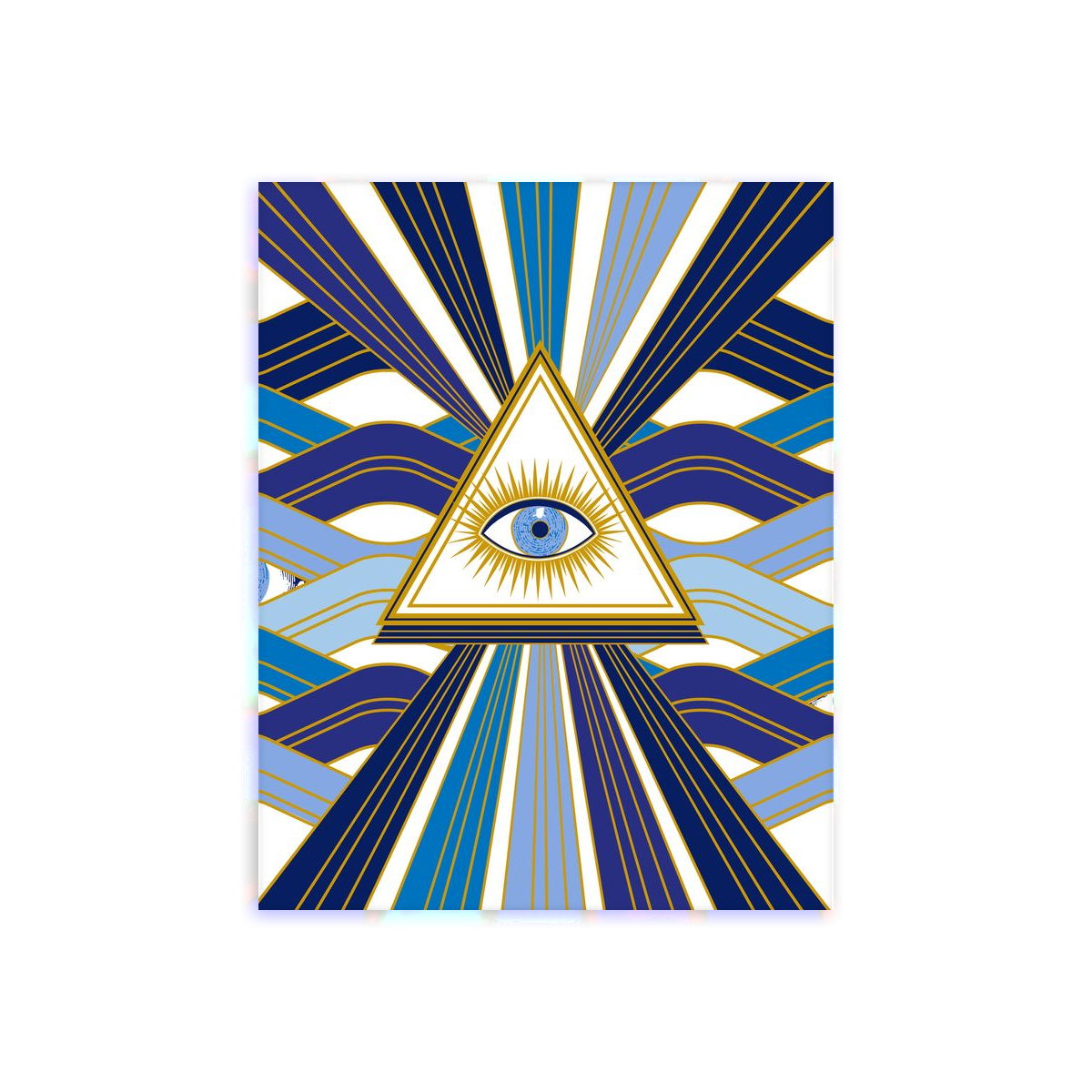 The Jonathan Adler Collection "Druggist Eye" on TilePix Glass