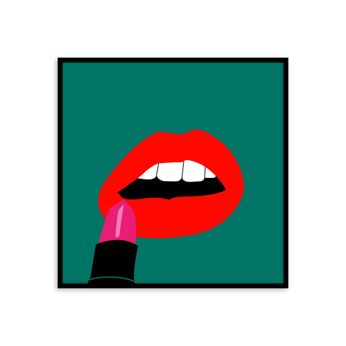 The Jonathan Adler Collection "Smolder Lipstick" Multicolor on TilePix
