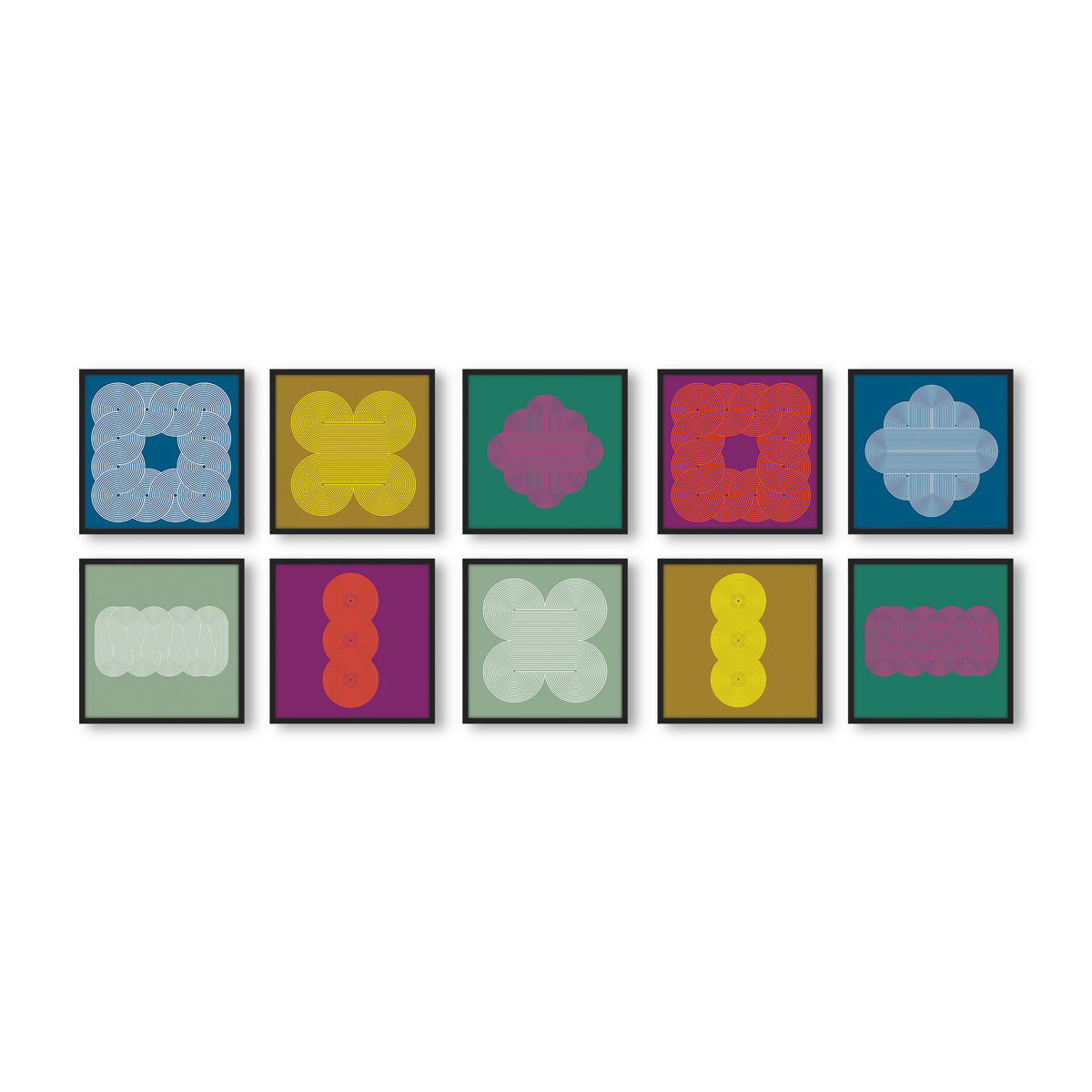 The Jonathan Adler Collection "Pompidou" Framed Bundle – TilePix